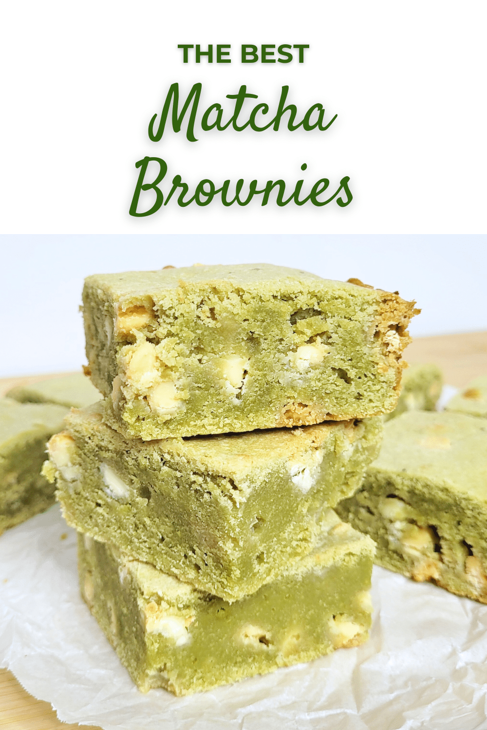 Matcha Brownies - therumblytummy.com